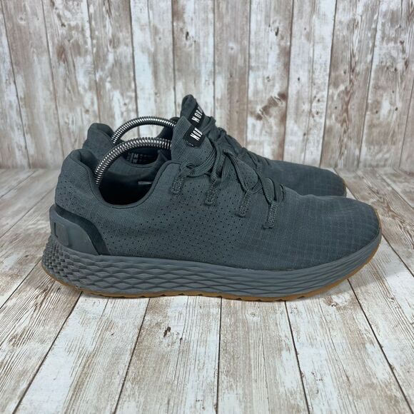 NOBULL | Shoes | Nobull Mens Gray Training Shoes Athletic Sneakers Gum ...